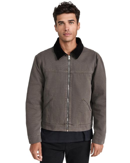 FRAME Canvas Workwear Jacket in Black for Men | Lyst