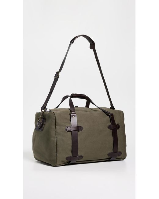 Filson Medium Rugged Twill Duffle Bag in Black for Men | Lyst