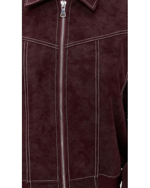 Lioness Vista Bomber in Red | Lyst Canada