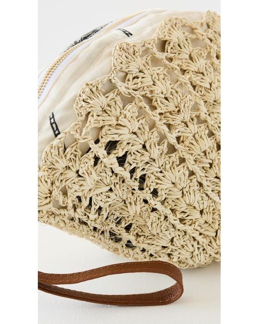 Sensi Studio Thick Weave Seashell Clutch in White | Lyst