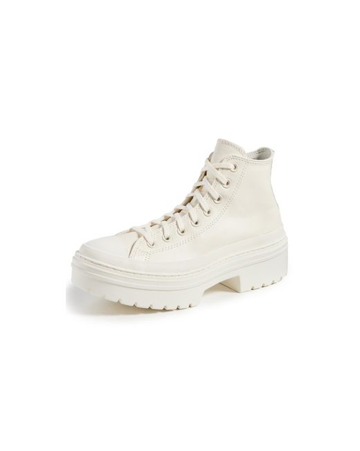 Converse Chuck Taylor All Star Lugged Heel Leather Platform Sneakers in ...