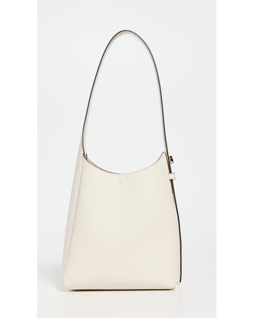Tory Burch Romy Small Hobo Bag in Natural | Lyst