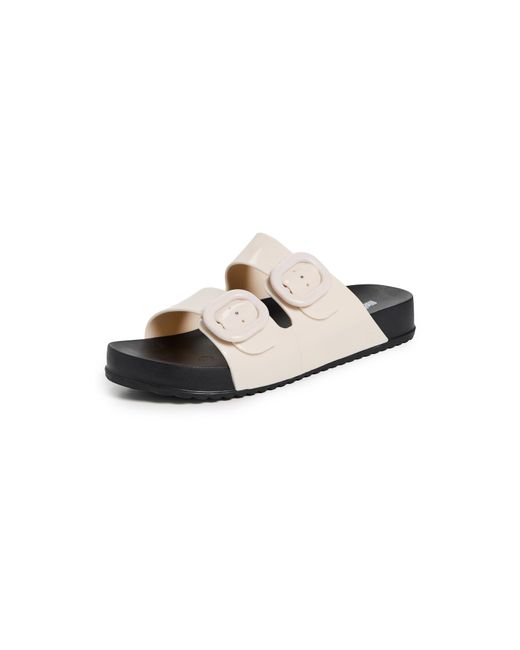Melissa Cozy Jelly Slides in Black | Lyst