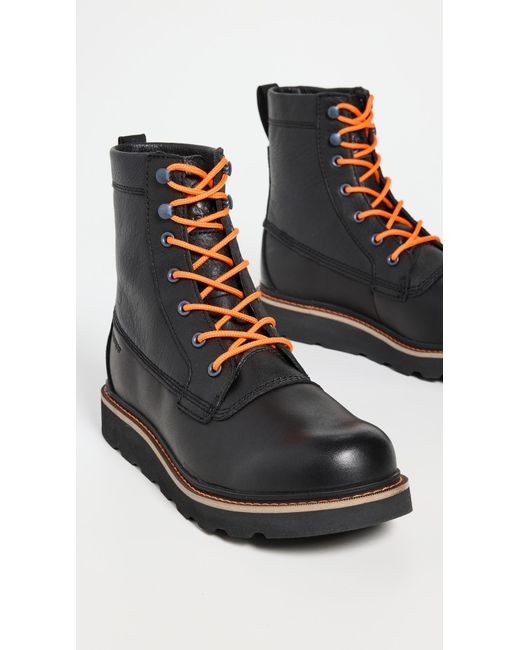Sorel Slabtown 62 Caribou Hi-viz Waterproof Boots in Black for Men | Lyst