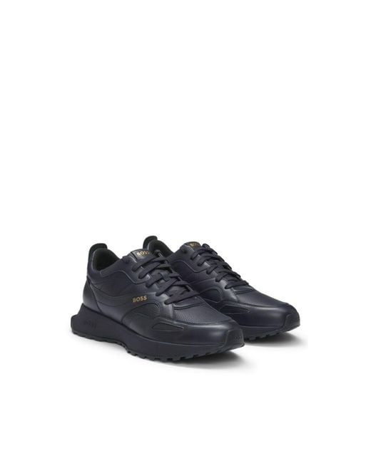 BOSS Waterproof Gore-Tex Trainers in Blue for Men | Lyst