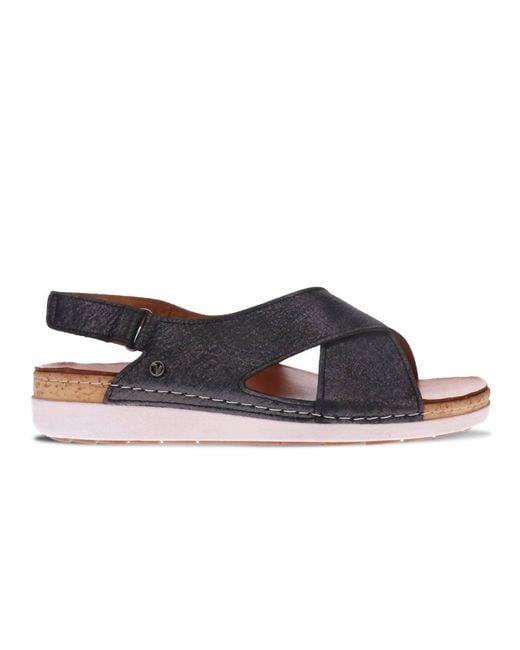Revere Cottesloe Back Strap Sandal in Blue | Lyst