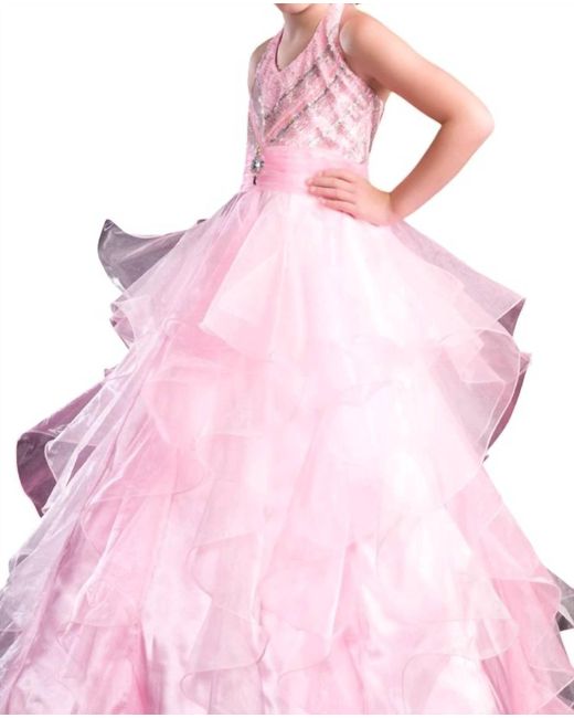 Mac Duggal Girls Beauty Pageant Dress in Pink | Lyst