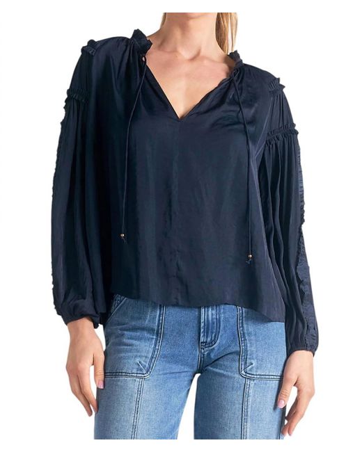 Elan Alessandra Top in Blue | Lyst