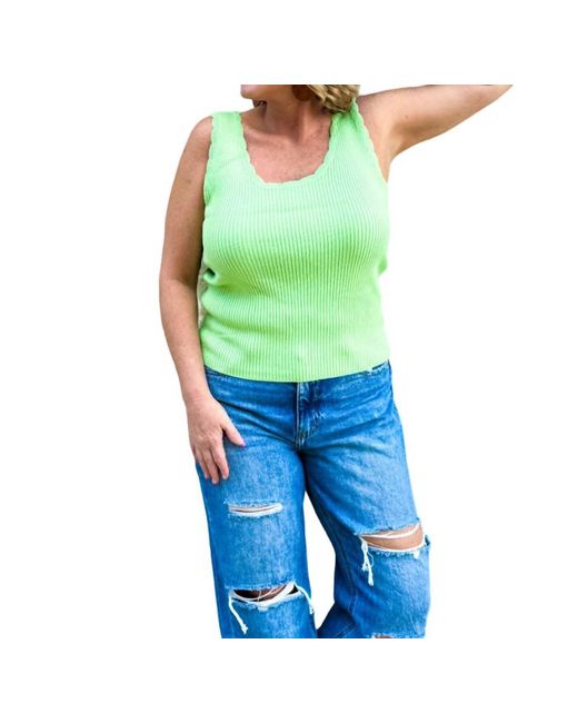 Blakeley How The Story Goes Tank in Green | Lyst