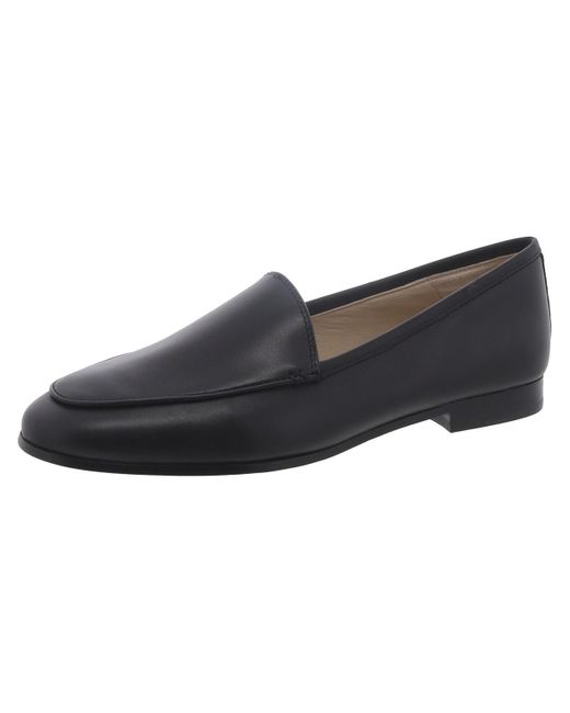 Sam Edelman Leon Leather Slip On Loafers in Black | Lyst