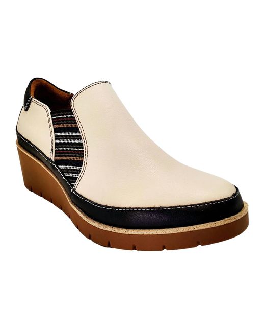 Revere Mykonos Wedge Loafer in Black | Lyst