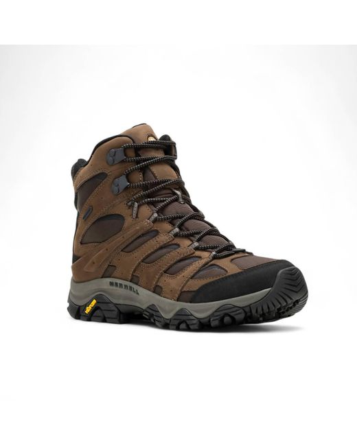 Merrell Moab 3 Apex Mid Waterproof Hiking Boots in Brown for Men | Lyst