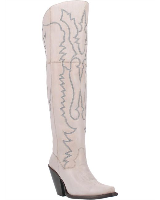 Dan Post Loverly Leather Boot in White | Lyst