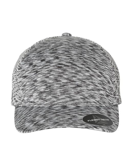 Flexfit Delta Seamless Unipanel Cap in Gray for Men | Lyst