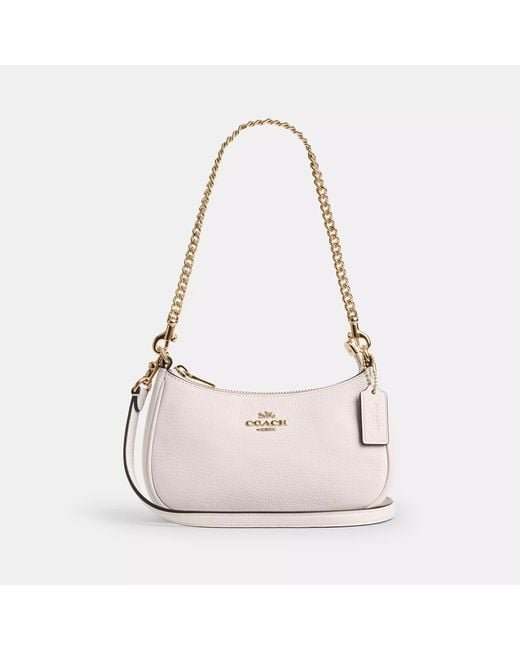 COACH Teri Mini Crossbody Bag in Pink | Lyst