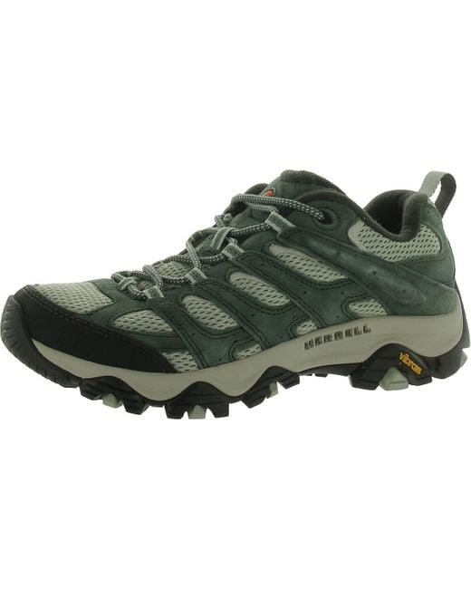 Merrell Suede Performance Hiking Shoes in Green | Lyst