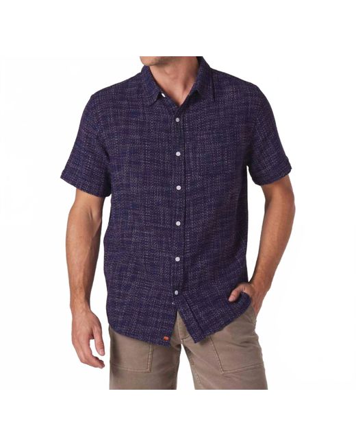 The Normal Brand Freshwater Short Sleeve Polo in Blue for Men | Lyst