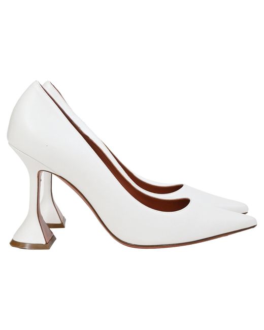 AMINA MUADDI Ami Pumps in White | Lyst