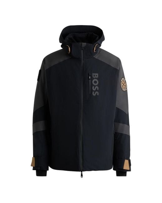 BOSS Ski Water-Repellent Jacket With Carrying Straps in Black for Men ...