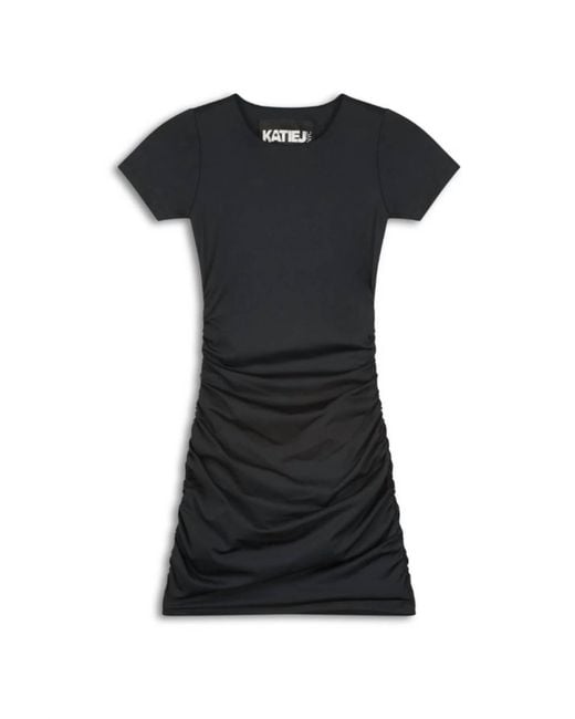 KatieJnyc Tween Riley Ruched Dress in Black | Lyst