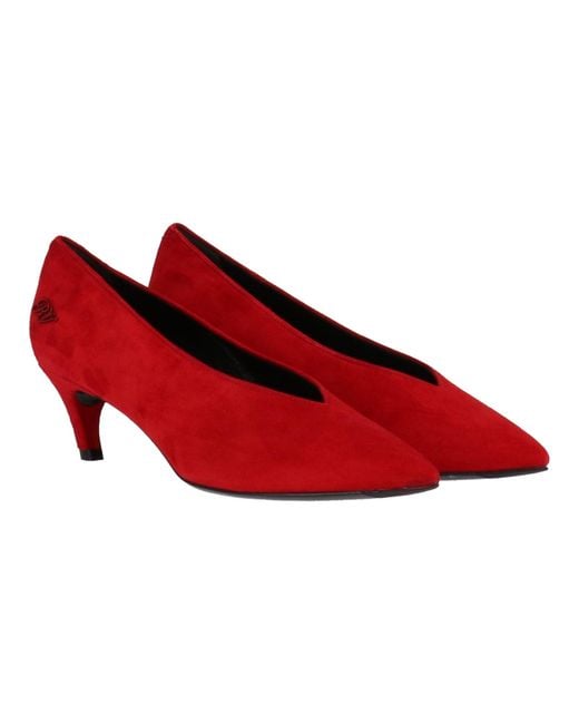 Roger Vivier Ruby Pump in Red | Lyst