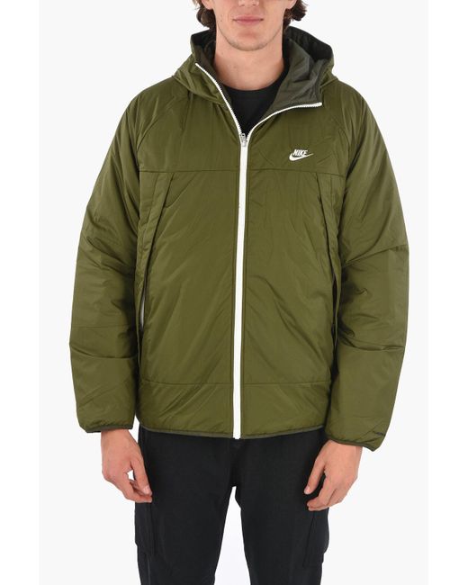 Nike Reversible Puffer in Green for Men | Lyst