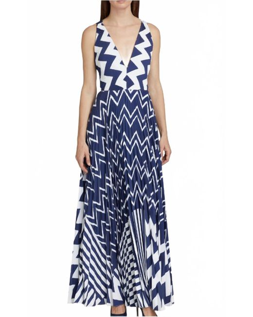 MILLY Oria Dress in Blue | Lyst