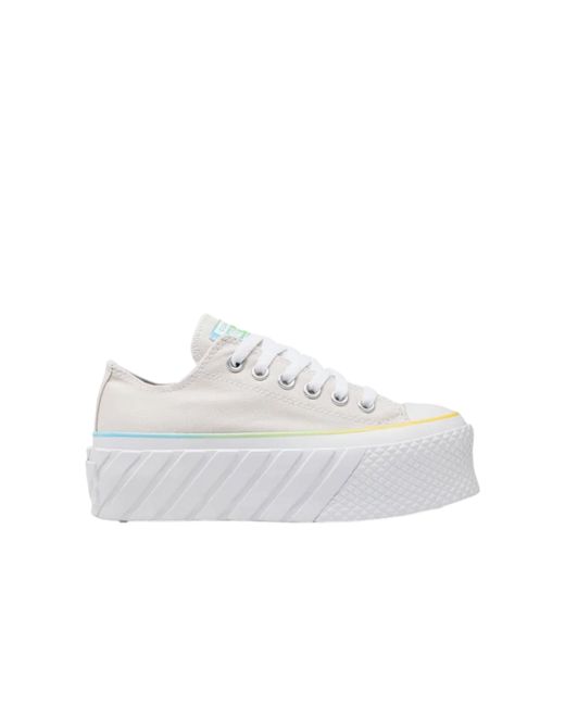 Converse Chuck Taylor All Star Lift 2X Ox Pale Putty//Baltic A00559C in ...