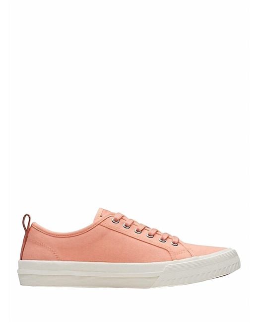 Clarks Roxby Lace Sneaker in Pink | Lyst