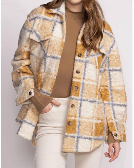Pink Martini Jade Coat in Brown | Lyst