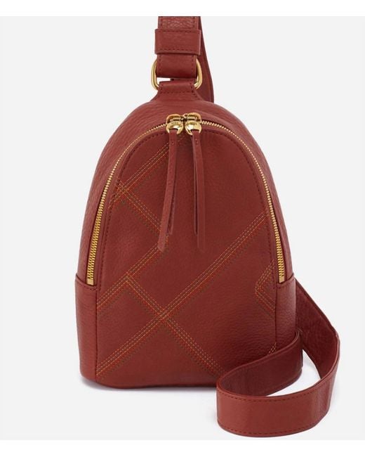 Hobo International Fern Sling Bag in Red | Lyst
