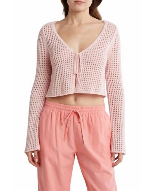 Abound Knit Cardigan in Pink | Lyst
