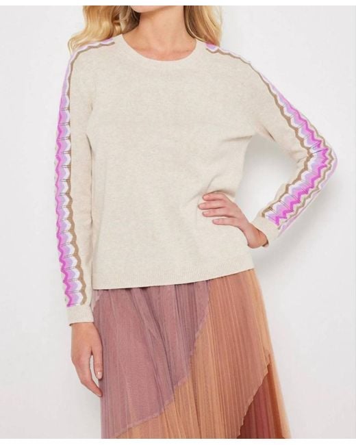 Lisa Todd Double Vision Sweater in Pink | Lyst