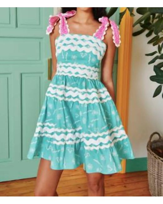 Celiab Danube Dress in Blue | Lyst