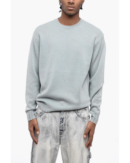 AURALEE Wool Crewneck Sweater M Standard Size in Blue for Men | Lyst