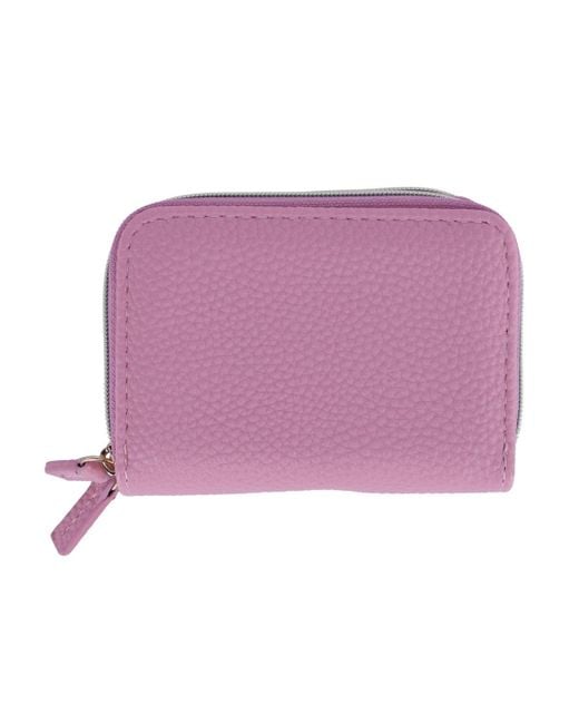 Buxton Stylish Colored Card Case Wizard Wallet in Brown | Lyst