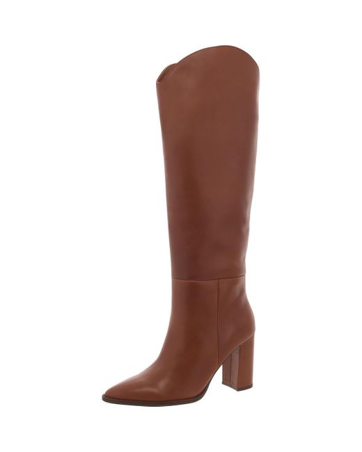 Steve Madden Bixby Tall Pointed Toe Knee-High Boots in Brown | Lyst