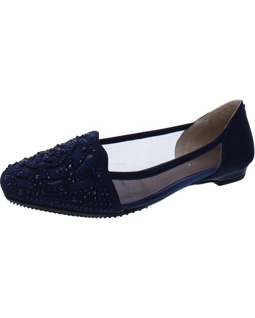 J. Reneé Pariella Square Toe Ballet Flats in Blue | Lyst