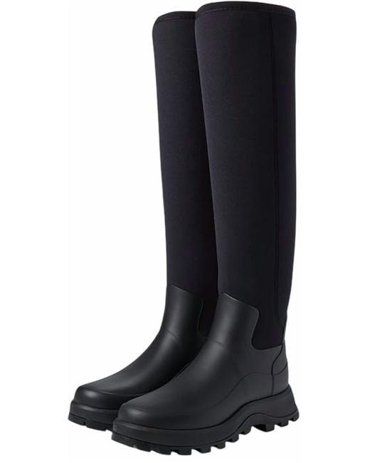 HUNTER City Explorer Tall Rain Boot in Black | Lyst