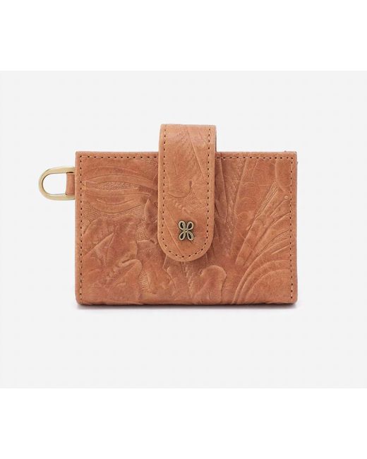 Hobo International Jean Accordion Card Case in Brown | Lyst