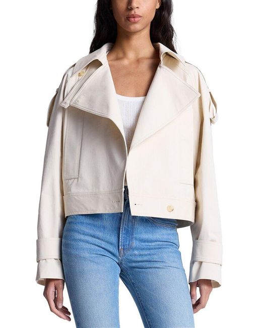 A.L.C. A..C. Miles Jacket in White | Lyst