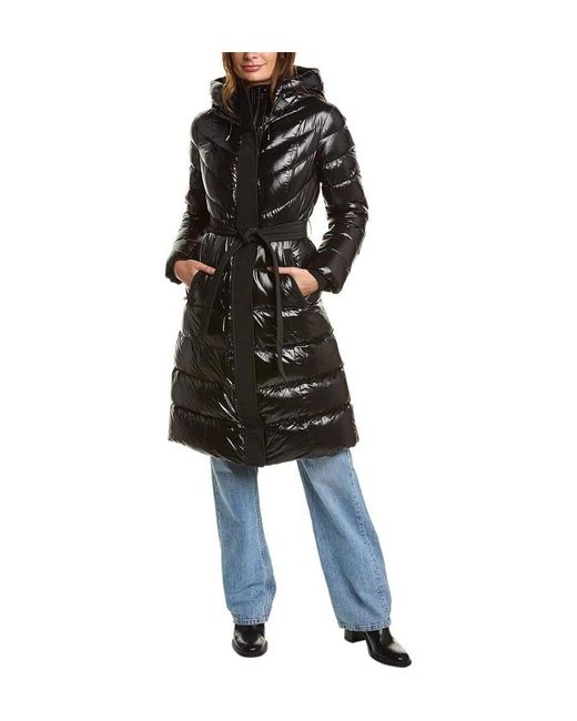 Mackage Coralia Puffer Maxi Coat in Black | Lyst
