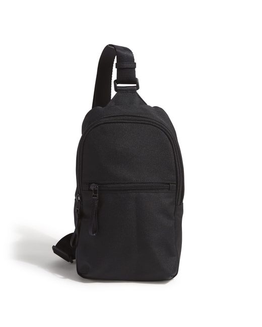 Vera Bradley Outlet Lighten Up Essential Sling Backpack in Black | Lyst