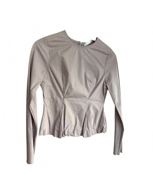Tela Olga Shirt in Gray | Lyst