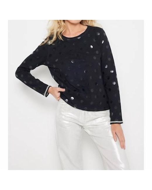 Lisa Todd Spotted Top in Black | Lyst