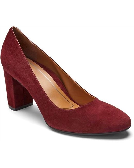 Vionic Amor Mariana Ladies Pump Shoe in Red | Lyst