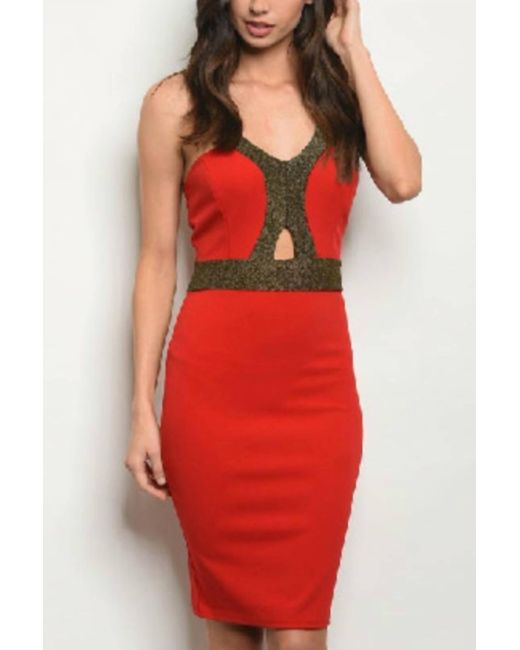 Kimcine Dress in Red | Lyst
