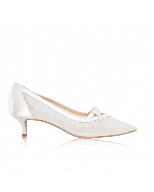 Dyeables Poppy Heel in White | Lyst