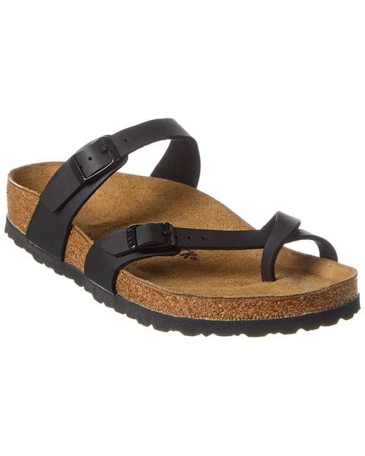 Birkenstock Mayari Birko-Flor Sandal in Brown | Lyst