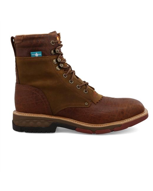 Twisted X 8" Cellstretch Lacer Boots in Brown for Men | Lyst